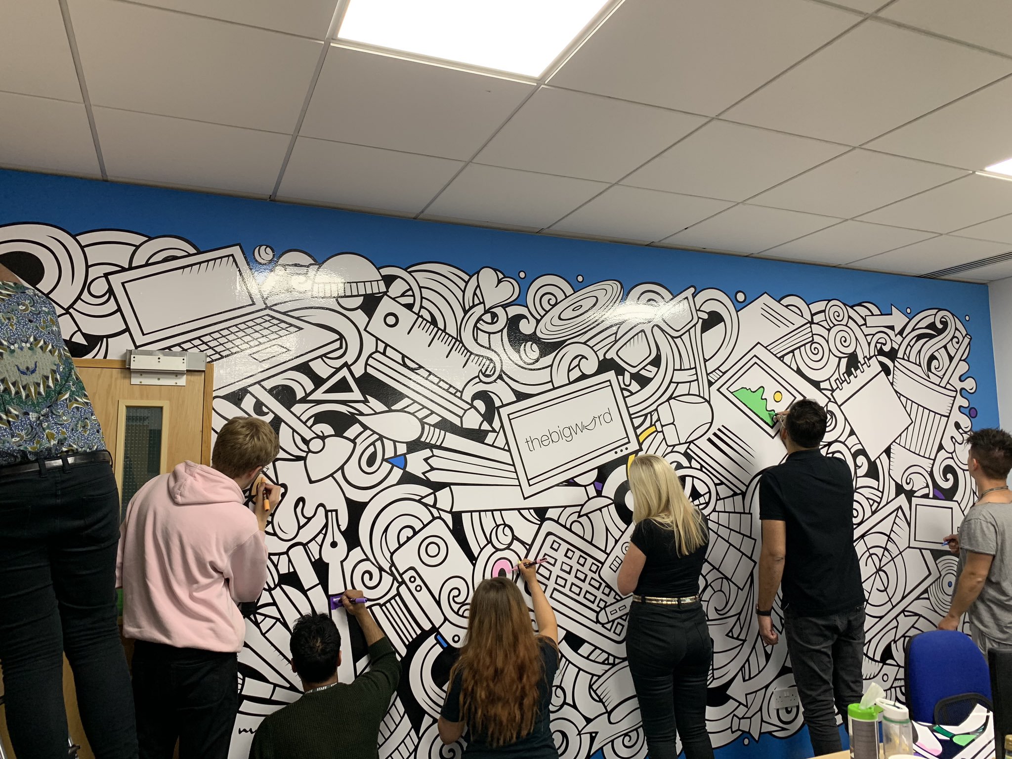 How to design creative office murals | Digital Plus